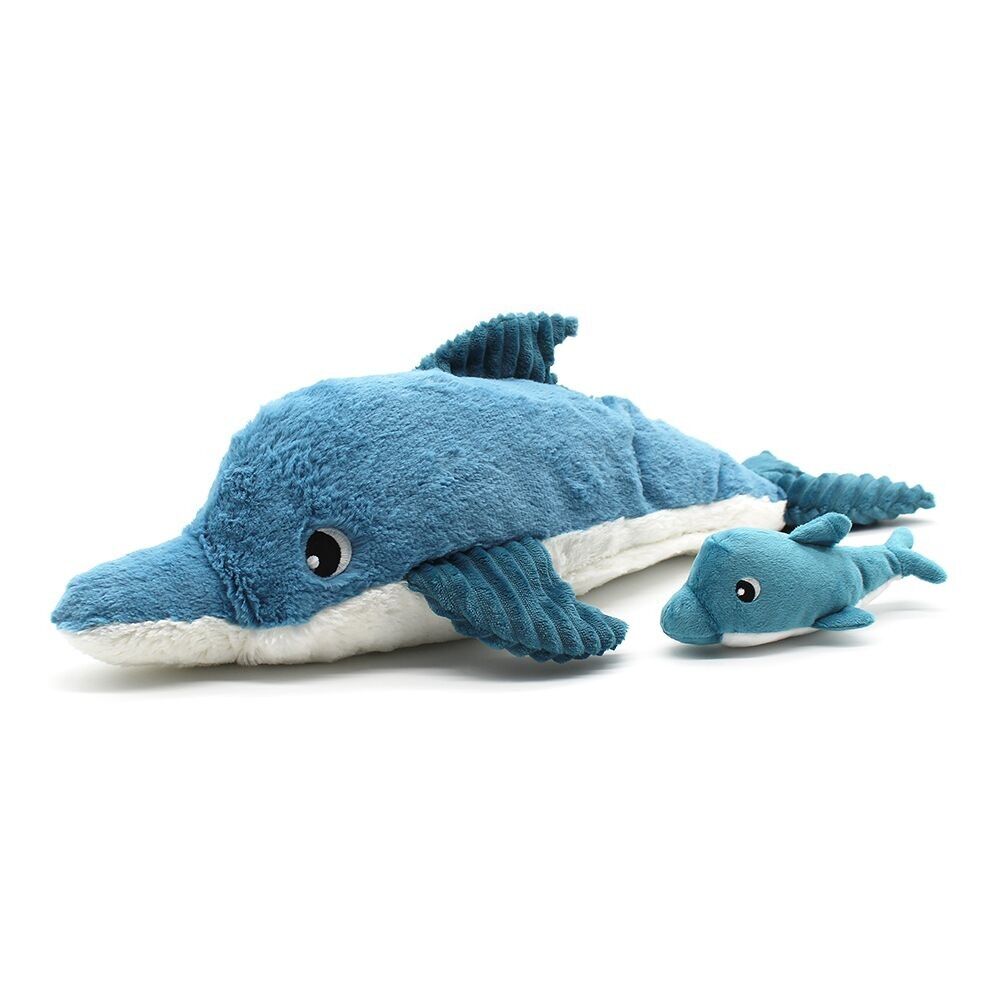 Delfin Kuscheltier mit süßem Baby ♥ Plüschfamilie